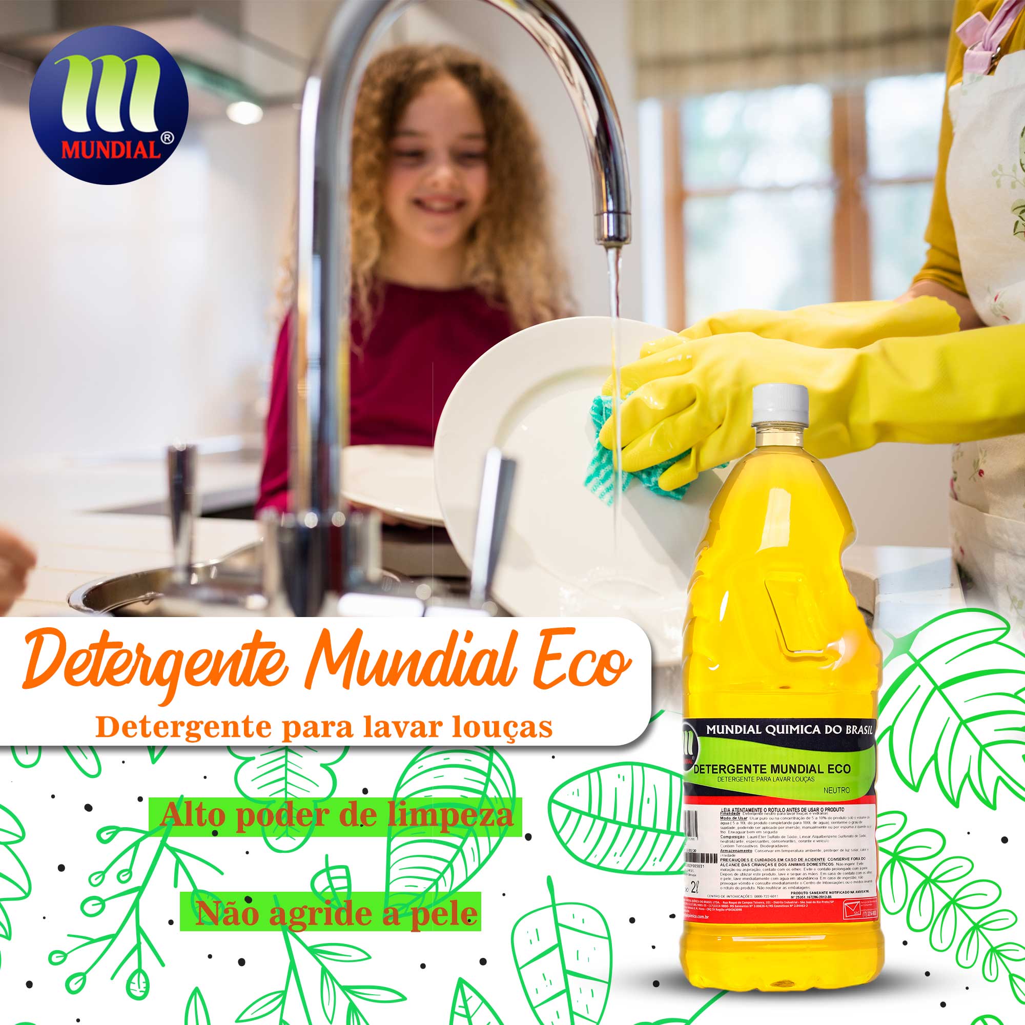Detergente Mundial Eco – Mundial Química do Brasil